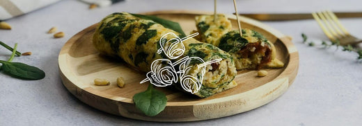 Gezond hapje: Spinazie ei-rolletjes - Charlotte Labee Supplements