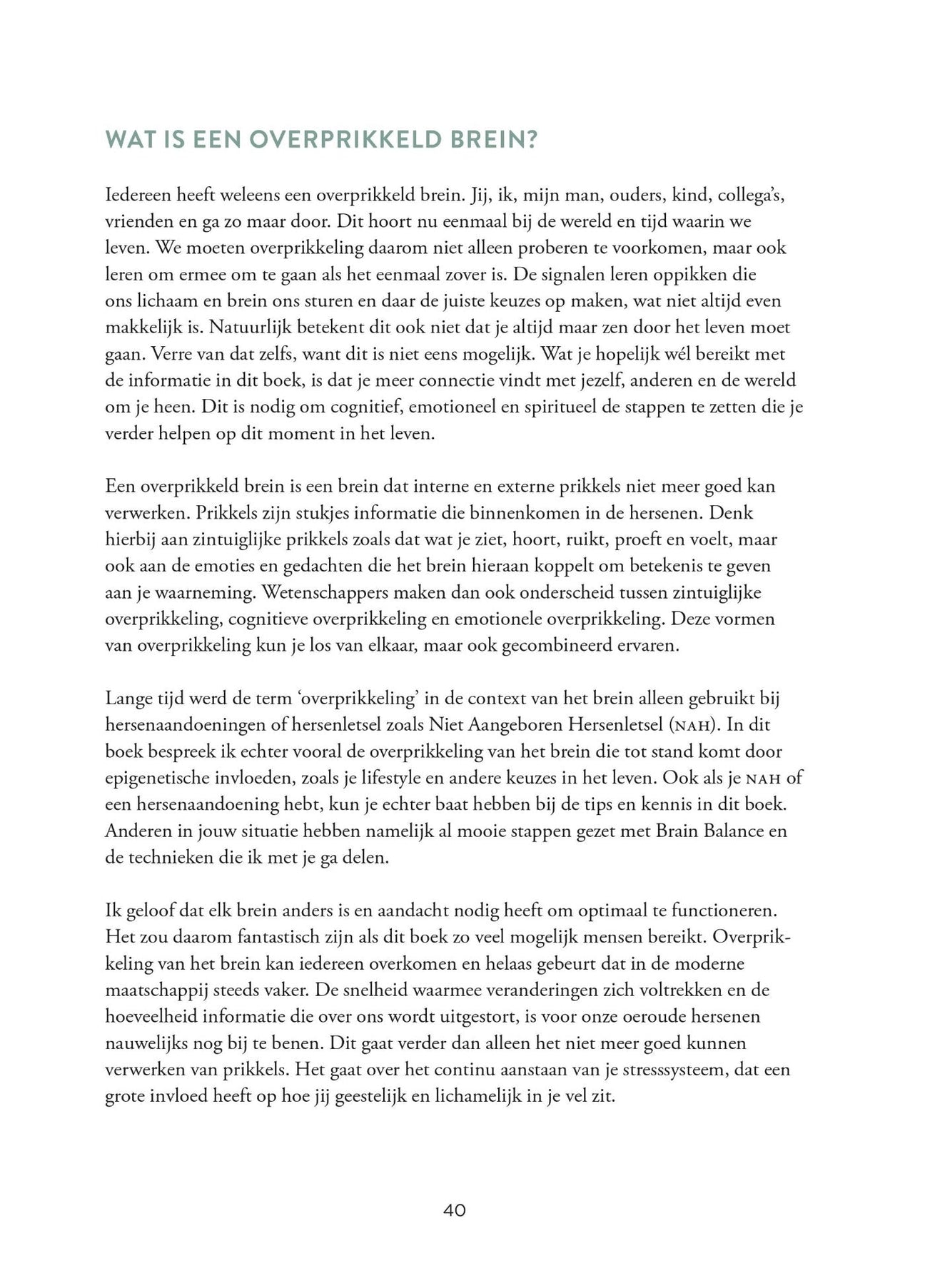 Boek Overprikkeld Brein - Charlotte Labee